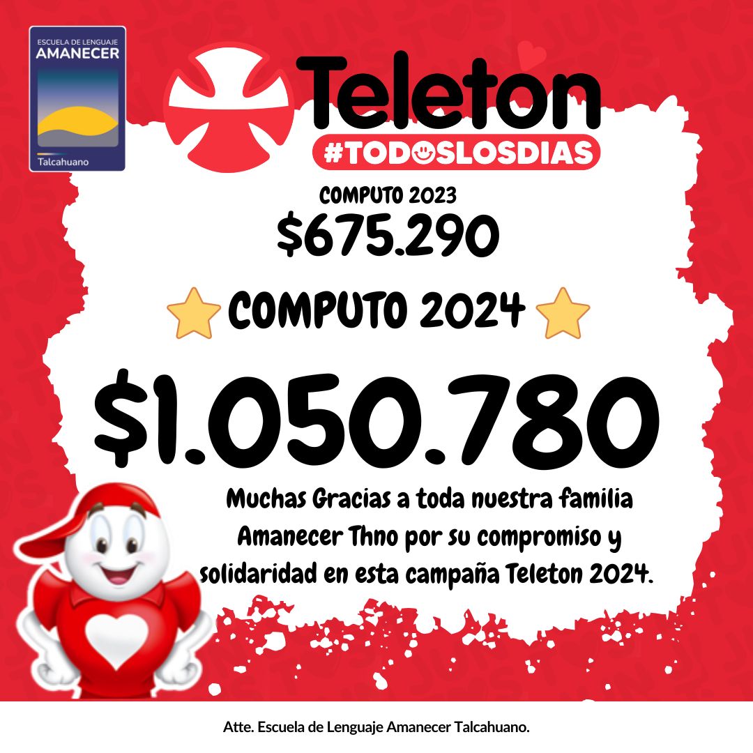 Teletón 2024 - Escuela de Lenguaje Amanecer Talcahuano
